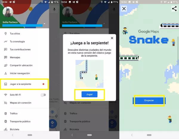 Google Maps añade Snake, el mítico "juego de la serpiente", por el ...